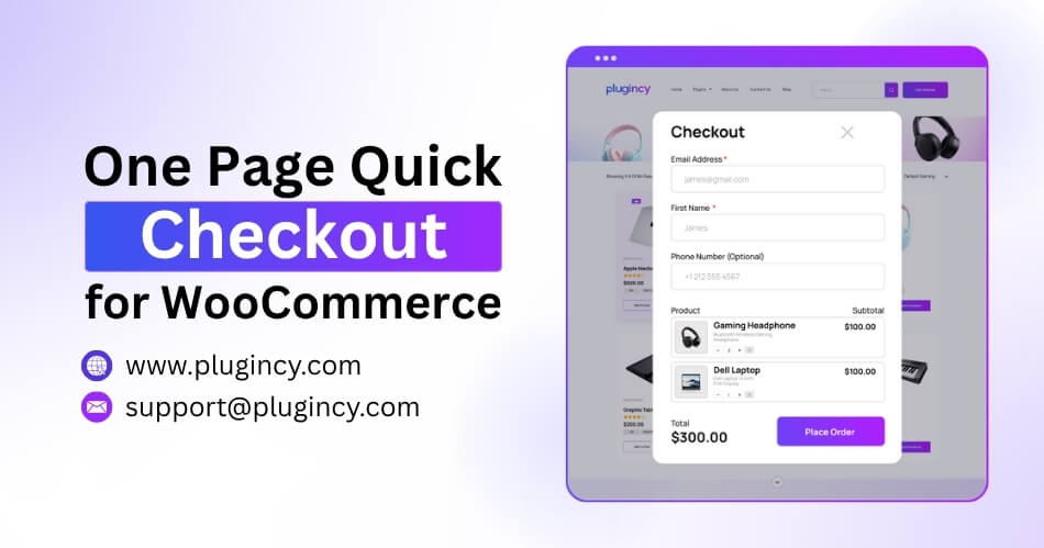 One Page Quick Checkout For WooCommerce